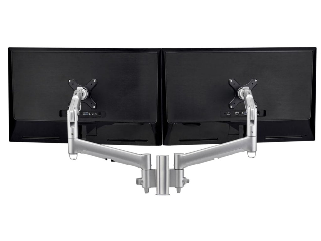 Atdec AWMS-2-D13-F-S 618mm Dual Dynamic Arms on 135mm Post (Silver ...